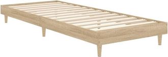 vidaXL Bettgestell ohne Matratze Sonoma-Eiche 75x190 cm Holzwerkstoff Vidaxl