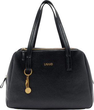Liu Jo Femme, Sacs, Noir, Taille: ONE Size Sacoche Moyenne avec Breloque