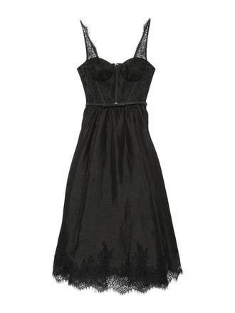 Zimmermann Knielanges Kleid - Schwarz