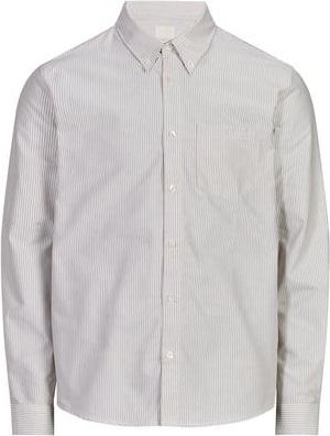 A.P.C. Chemise oversize col classique en coton ray&eacute;