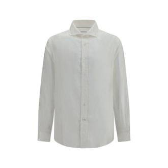 Brunello Cucinelli Cotton Dress Shirt - White
