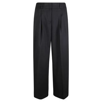 PESERICO Wide Hosen - - Trousers - Damen - Schwarzk - S