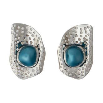 Kiko Kostadinov Kiko Kostadinov, Femme, Accessoires, Gris, Taille: ONE Size Boucles doreilles Sculpturales Perfor&eacute;es Ensemble