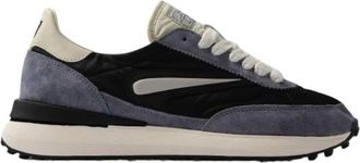 D.A.T.E. D.a.t.e., Homme, Chaussures, Multicolore, Taille: 46 EU Nylon Baskets Noir/Cr&egrave;me