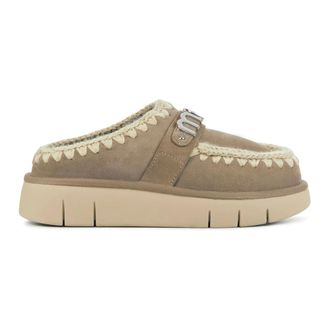 Mou Femme, Chaussures, Beige, Taille: 38 EU Chaussons Taupe