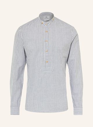 Hammerschmid Hammerschmid Trachtemhemd Slim Fit Mit Stehkragen blau