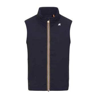 K-Way Homme, Vestes, Bleu, Taille: L Valen Stretch Nylon Jersey Vest