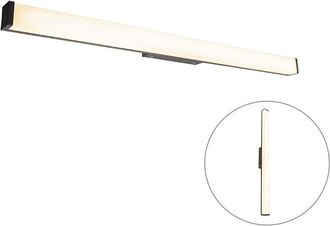 QAZQA Cascada - led Eclairage miroir - 1 lumi&egrave;re - l 920 mm - Noir - Moderne - &eacute;clairage int&eacute;rieur - Salle de bains - Qazqa