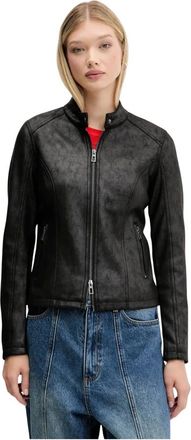 Desigual Femme, Vestes, Noir, Taille: 36 FR Veste Basique