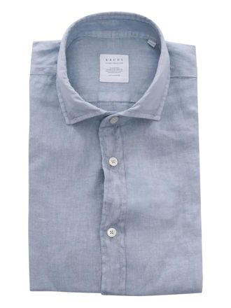 Xacus Hemd aus Leinen - Blau