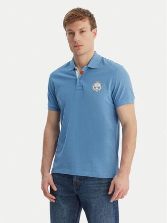Napapijri Poloshirt E-Clanis NP0A4ID3 Blau Regular Fit