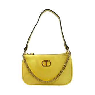 Twinset Femme, Sacs, Jaune, Taille: ONE Size Polyethylene Clutch Bag