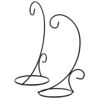Holibanna 2 St&uuml;ck Teiliges H&auml;ngepflanzenst&auml;nder Stabiler Eisenhalter f&uuml;r Glasflaschen und Ornamente Dekorativer Halter f&uuml;r Tischdekoration Geeignet f&uuml;r Zimmer H