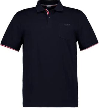 Daniel Hechter Herren Polo-Shirt blau Stretch-Jersey