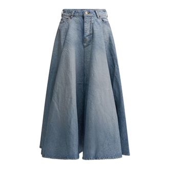 Balenciaga Godet Maxirock - - Skirts - Damen - Blau - S