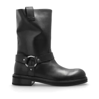 Dolce & Gabbana Lederkn&ouml;chelstiefel - - Shoes - Herren - Schwarzk - 42 1/2 EU