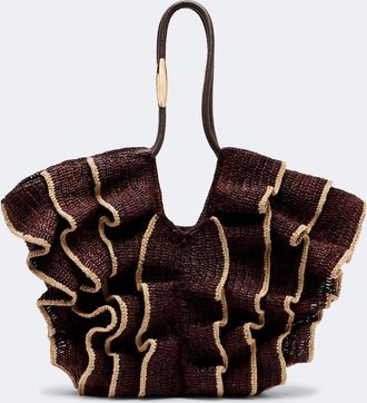 Zimmermann Tote Bag Goldentime Medium aus Raffiabast
