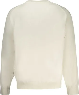Calvin Klein Logo-Embroidered Cotton Sweatshirt - White