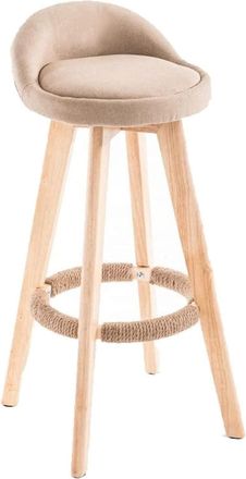 Generic Moderne Barhocker, Hochst&uuml;hle, Massivholz-Hochhocker, Barst&uuml;hle mit nordischer R&uuml;ckenlehne / 37 x 37 x 73 cm