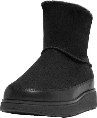 FitFlop Stiefeletten f&uuml;r Damen, Lammfell (Schwarz)