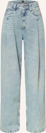 HUGO BOSS Wide Leg Jeans blau
