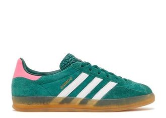 adidas Gazelle Chaussures Homme, Vert et rose, 10 US