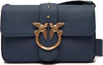 Pinko Handtasche Love One Mini Slouchy Fl Al 25-26 104340 A2OX Dunkelblau