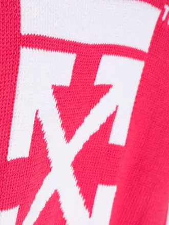 Off-white Knit Dress - Pink