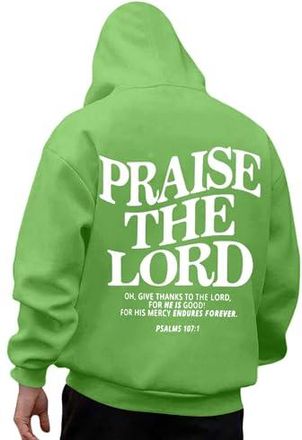 Generic Sweat a Capuche Homme Hooded Sweatshirt Sweatshirt &agrave; Capuche Homme Longue Manche Pullover D&eacute;contract&eacute; avec Design Imprim&eacute; pour Un Port Quotidien Confo