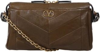 Valentino Garavani Femme, Sacs, Brun, Taille: ONE Size Panthea Small Shoulder Bag
