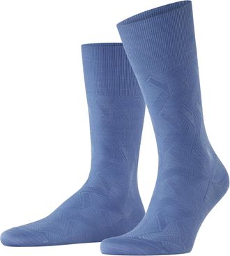 Falke Herren Socken ClimaWool M So Wolle Lyocell einfarbig 1 Paar, Blau Water 6550 Special Edition, 43-44
