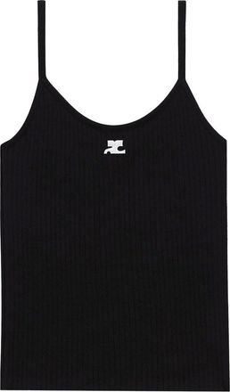 Courrèges Top - Schwarz