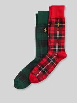 Ralph Lauren Socken mit Logo-Stitching im 2er-Pack