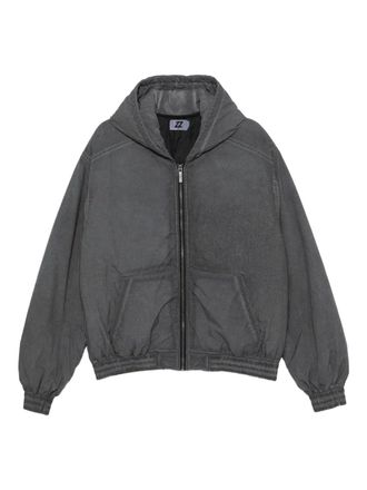 Izzue veste &agrave; logo brod&eacute; - Gris
