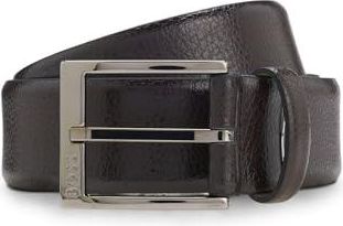 BOSS Cuir ceinture Elloy Sz35 Belt W85 Dark Brown marron fonc&eacute;
