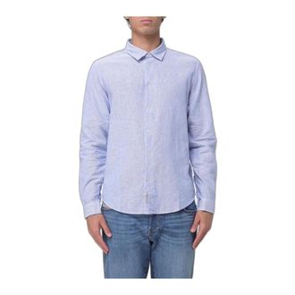 Woolrich Chemise boutonn&eacute;e &agrave; manches longues - Homme - Chemises - Bleu - Taille: XL