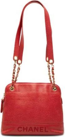 Chanel Sac bandouli&egrave;re vintage Pre-owned - Femme - Pre-owned - Rouge - Taille: ONE Size