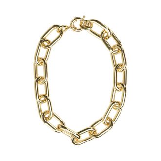 Federica Tosi Minimalistische Goldkette Lineares Design - - Accessories - Damen - Gelb - ONE SIZE