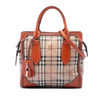 Burberry Pre-owned Sac bandouli&egrave;re Honeywood - Femme - Pre-owned - Beige - Taille: ONE Size