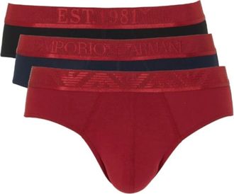 Emporio Armani Homme, Sous-v&ecirc;tements, Multicolore, Taille: XL Lot de trois slips