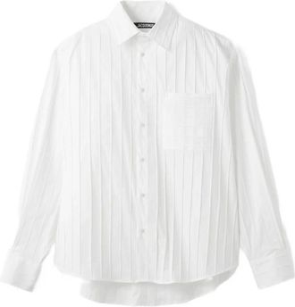 Jacquemus Homme, Chemises, Blanc, Taille: S Shirt