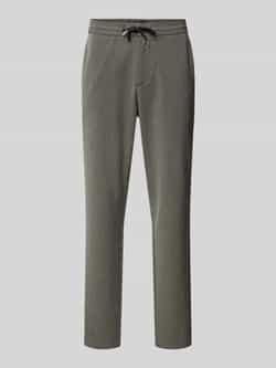 Lindbergh Tapered Fit Stoffhose mit fein strukturiertem Muster