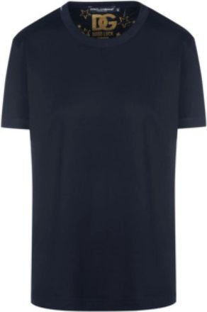 Dolce & Gabbana Klassisches Damen Top in Unifarben - - Tops - Damen - Schwarzk - 2XS