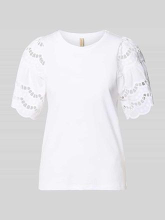 Soyaconcept T-Shirt mit Lochstickerei Modell LORAINE