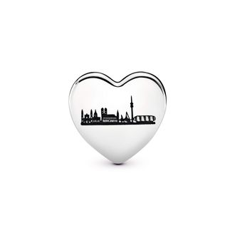 Pandora Charm Herz M&uuml;nchen silber 792015_E035
