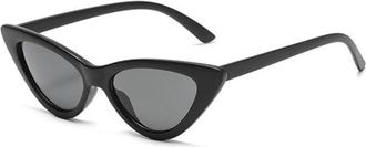 Generic Lunettes De Soleil En M&eacute;tal &Agrave; Petite Monture For Hommes Et Femmes, Conduite Tir Rue(Black)
