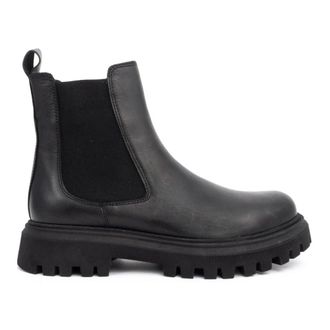Sergio Moretti L&auml;ssige schwarze Stiefeletten - - Shoes - Damen - Schwarzk - 40 EU