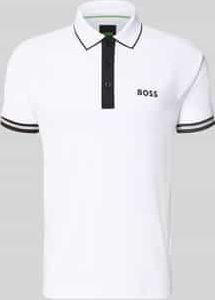 HUGO BOSS Regular Fit Poloshirts mit Kontrastdetails