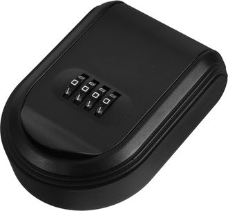 Frcolor Schl&uuml;sselhalter Mit Zahlenschloss Kunststoff Wandmontage Kompakter Schl&uuml;sselkasten F&uuml;r Haus Und Autoschl&uuml;ssel Schwarz Wetterfest