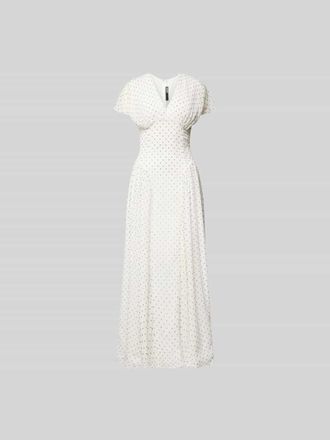Rotate Maxikleid mit tiefem V-Ausschnitt